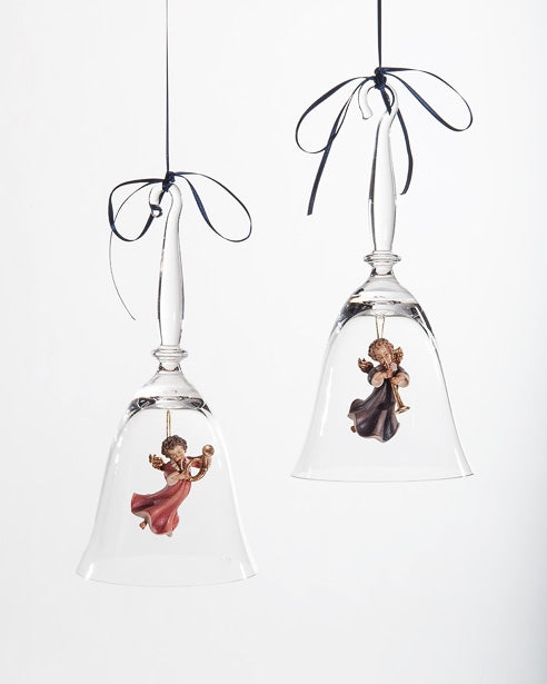 Crystal Bell With angel with Baton- 10259 M – Claude Berry